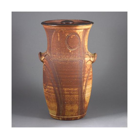 Michael Casson | Tall lidded Vessel (Circa 1982) | MutualArt