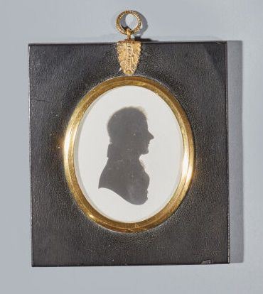 John Miers | Profile of a man in silhouette | MutualArt