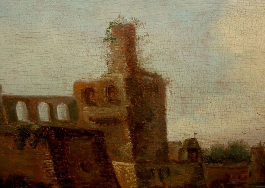 French School, 19th Century | Animated Coastal Landscape (1800) | MutualArt