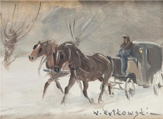 Włodzimierz Rutkowski | Dorożka | MutualArt