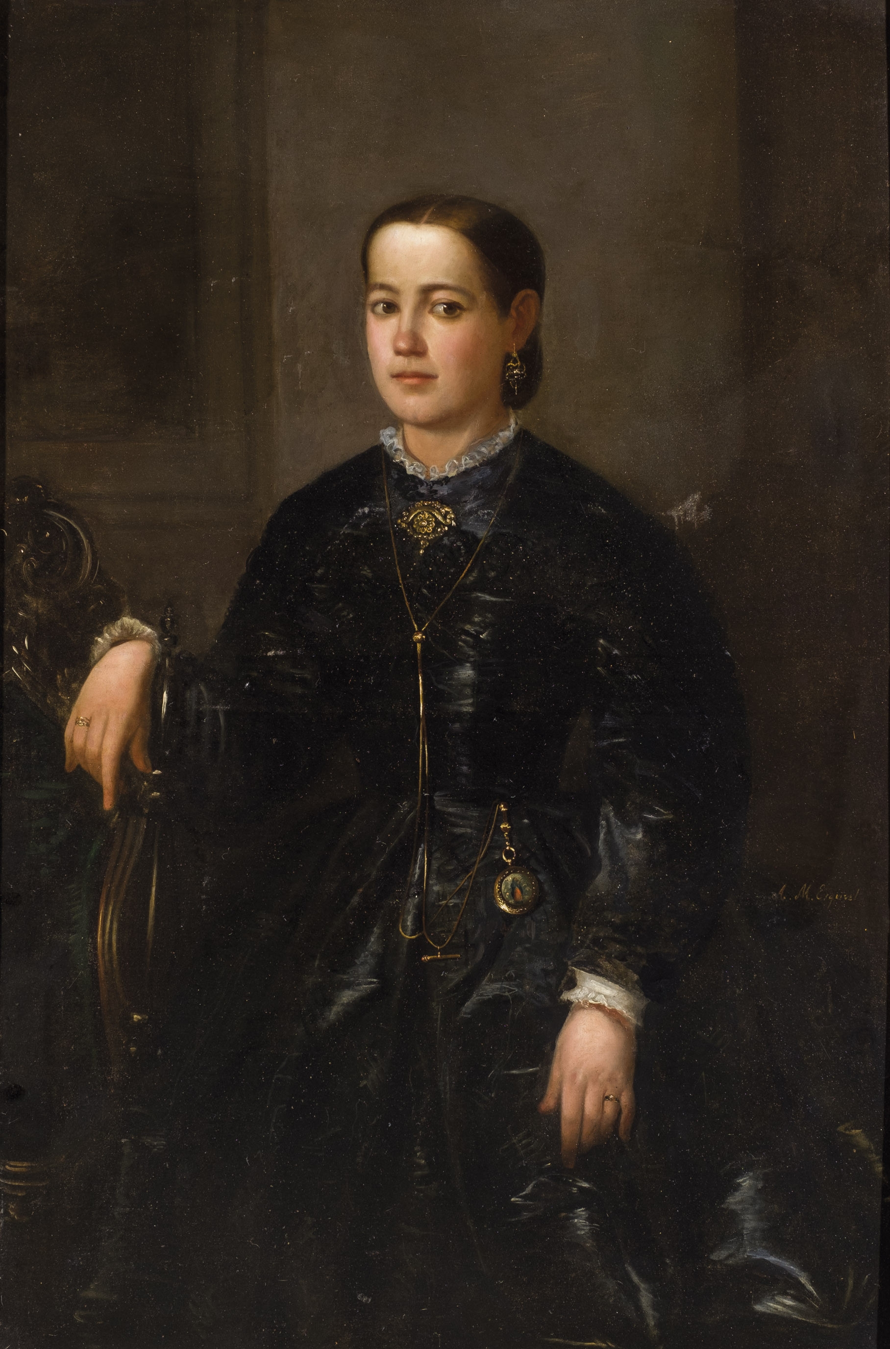 Antonio Mária Esquivel | Retrato de Dama | MutualArt