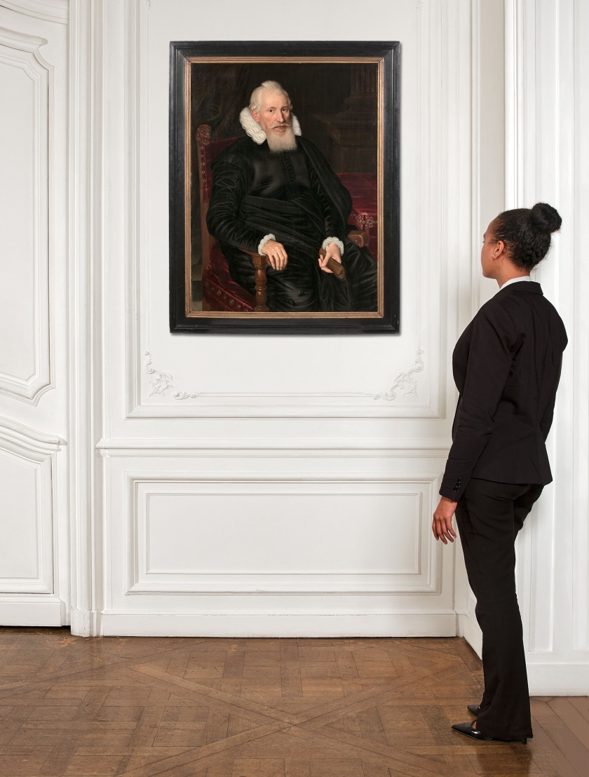 Dutch School, 17th Century | Ecole hollandaise, Portrait d'un gentilhomme assis à la fraise ...