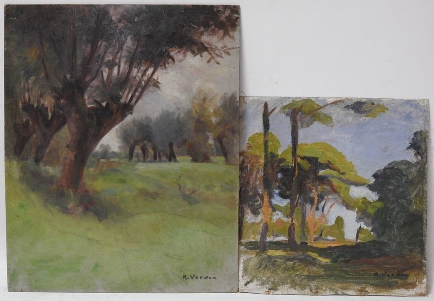 Raymond Jean Verdun | Forest landscape (2) | MutualArt