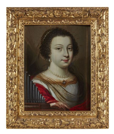 Jean Ducayer | Portrait of a Lady as Saint Cecilia | MutualArt