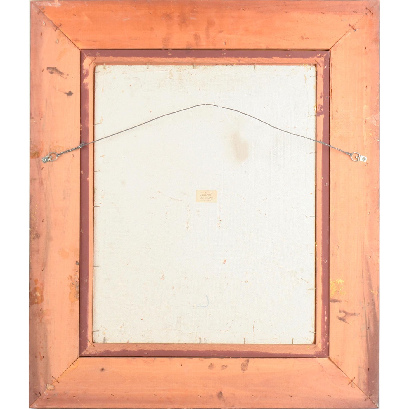 James E. Barling | Portrait of a crying boy on canvas board | MutualArt