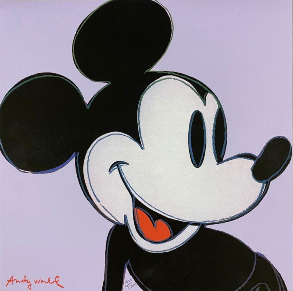 Andy Warhol | Mickey Mouse (Violet) (Circa 1986) | MutualArt