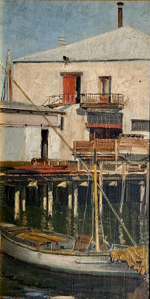 Domingo Laporte | BARCA Y ANTIGUO PUERTO MVD | MutualArt