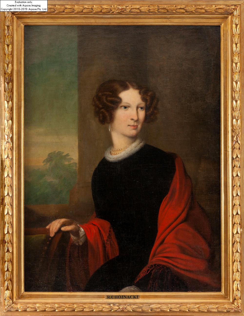 Romuald Roman Chojnacki | Portret damy | MutualArt