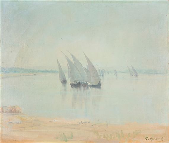 Giorgio Oprandi | Egyptian feluccas | MutualArt