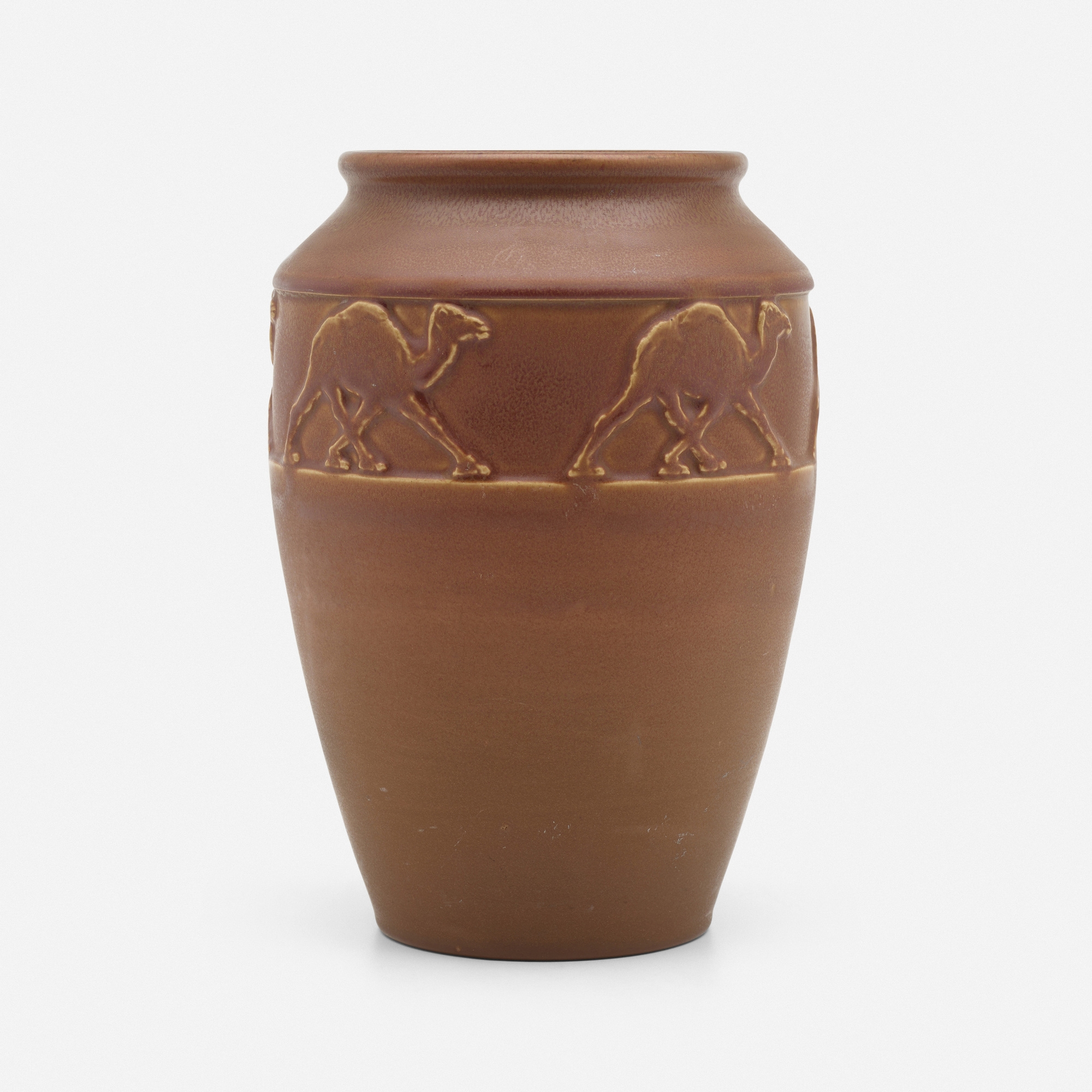 William Ernst Hentschel | Rare semi-production vase with camels (1913 ...