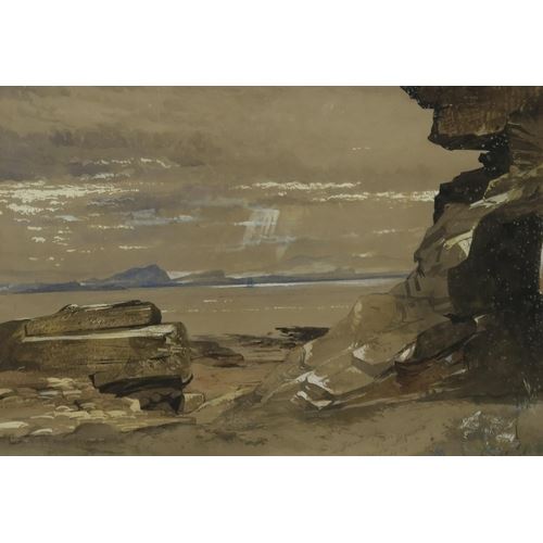Sam Bough | Seascape and coastal village | MutualArt