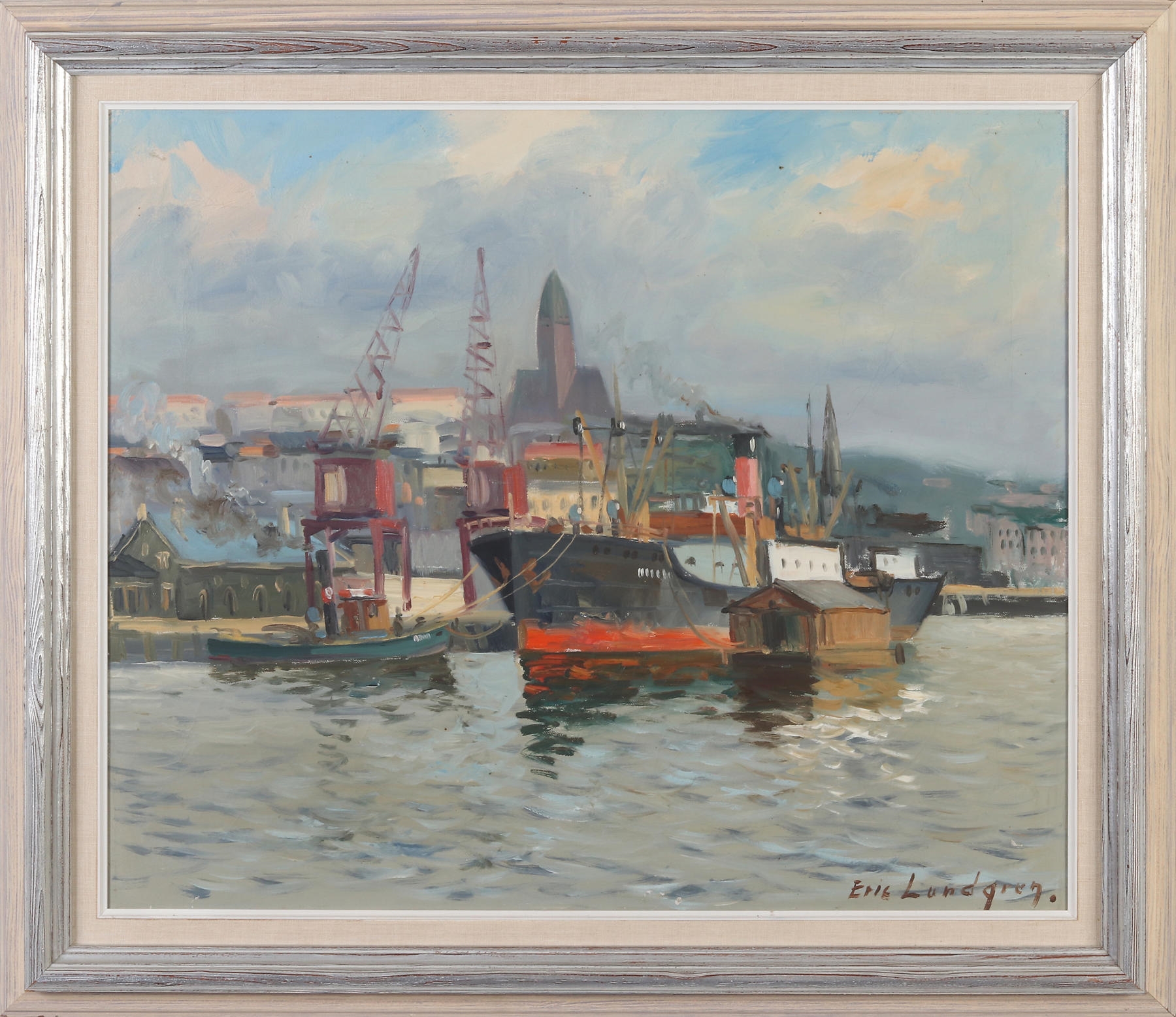 Eric Lundgren | Göteborgs hamn | MutualArt