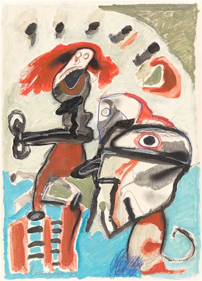 Lucebert | Untitled. (1989) | MutualArt