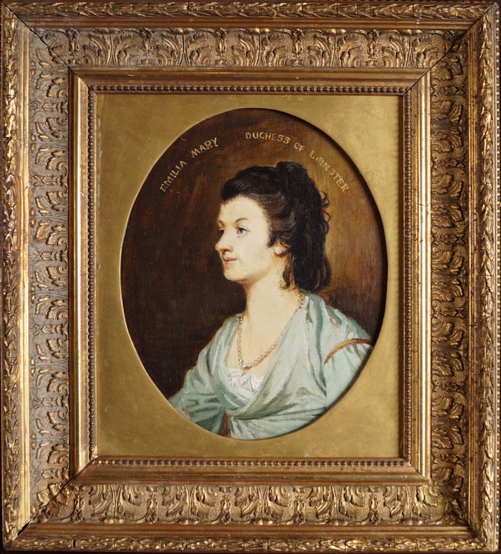 Irish School | Oval portrait of Emilia Mary Fitzgerald (1731-1814 ...