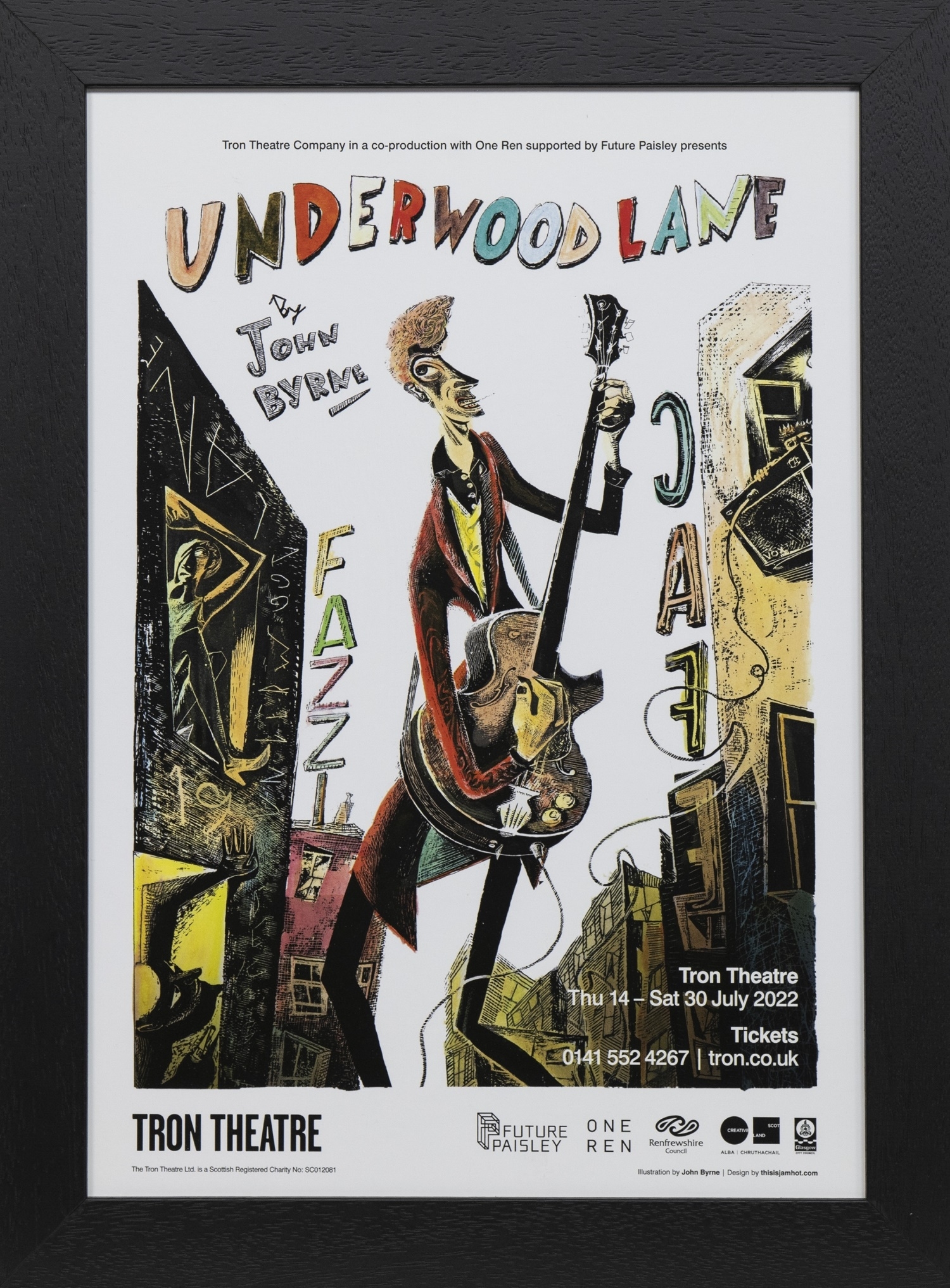 John Byrne | POSTER FOR UNDERWOOD LANE AT TRON THEATRE | MutualArt