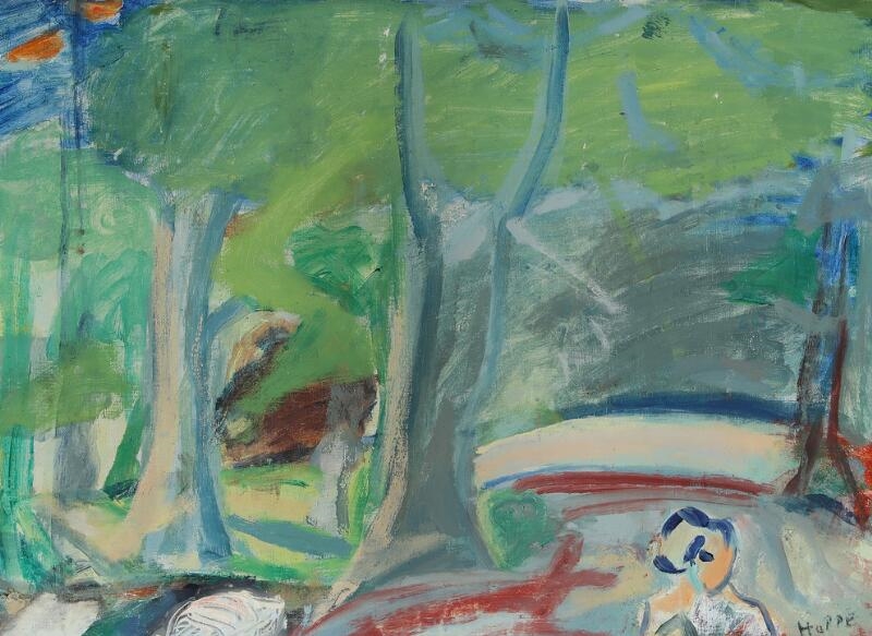 Erik Hoppe | Figure in Søndermarken | MutualArt