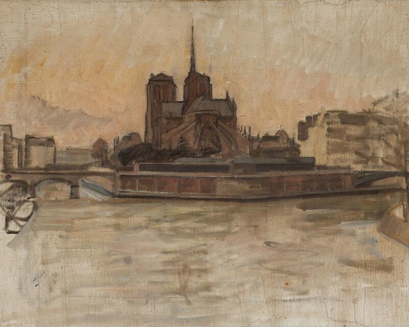 Karl Holgar Schou | View from Notre Dame | MutualArt