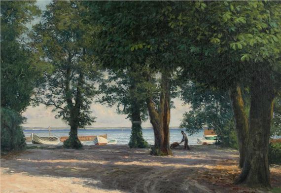 Karl Harald Alfred Broge | Coastal scenery | MutualArt