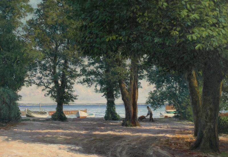 Karl Harald Alfred Broge | Coastal scenery | MutualArt