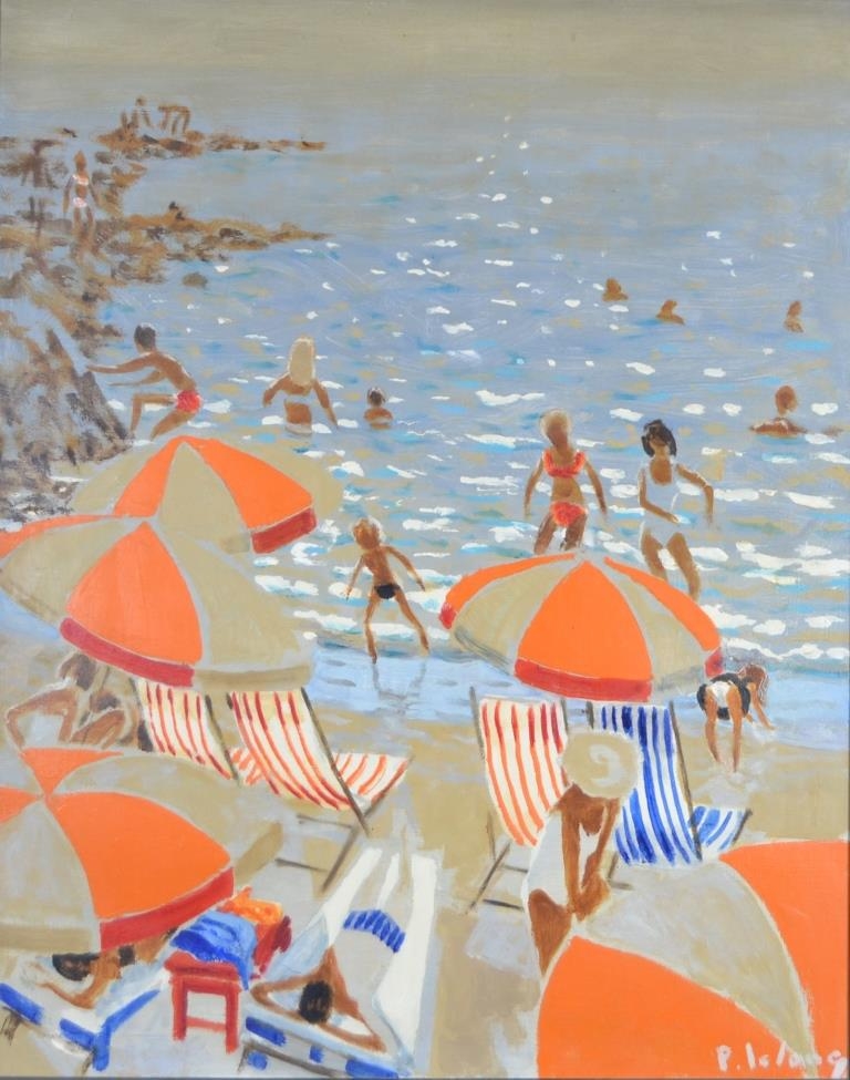 Pierre Lelong | Les parasols (1973) | MutualArt