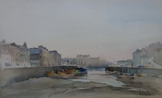 David Byrne | view of a harbour | MutualArt