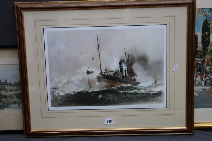 Peter Knox | Homeward Bound Scottish Steam Trawler | MutualArt