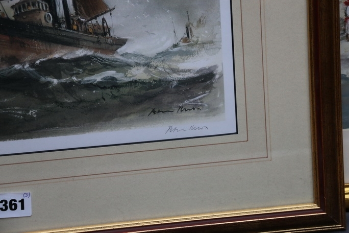 Peter Knox | Homeward Bound Scottish Steam Trawler | MutualArt