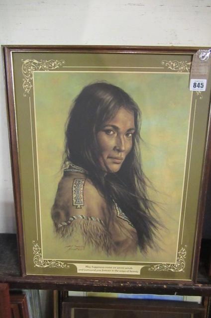 William Hampton | TWO RETRO BILL HAMPTON NATIVE AMERICAN PICTURES ...