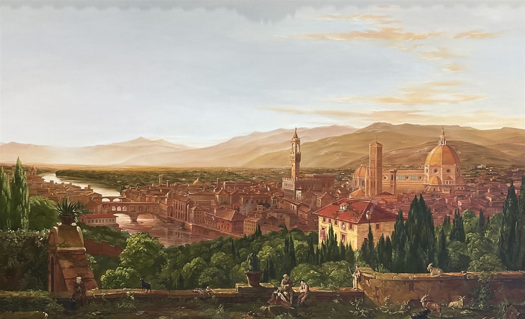 Thomas Cole | View of Florence from San Miniato | MutualArt