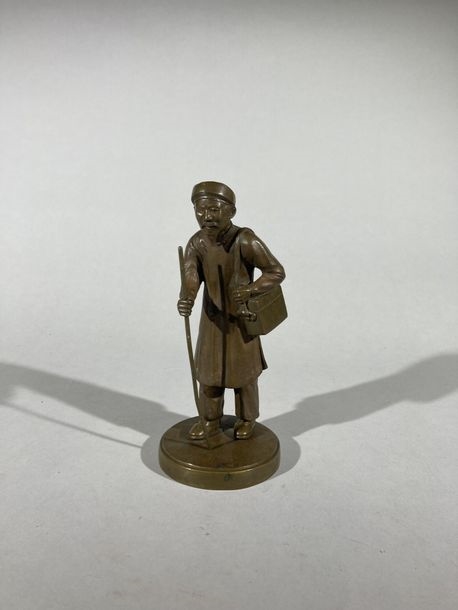 Vietnamese School, 20th Century | A blind old man wearing a long tunic ...