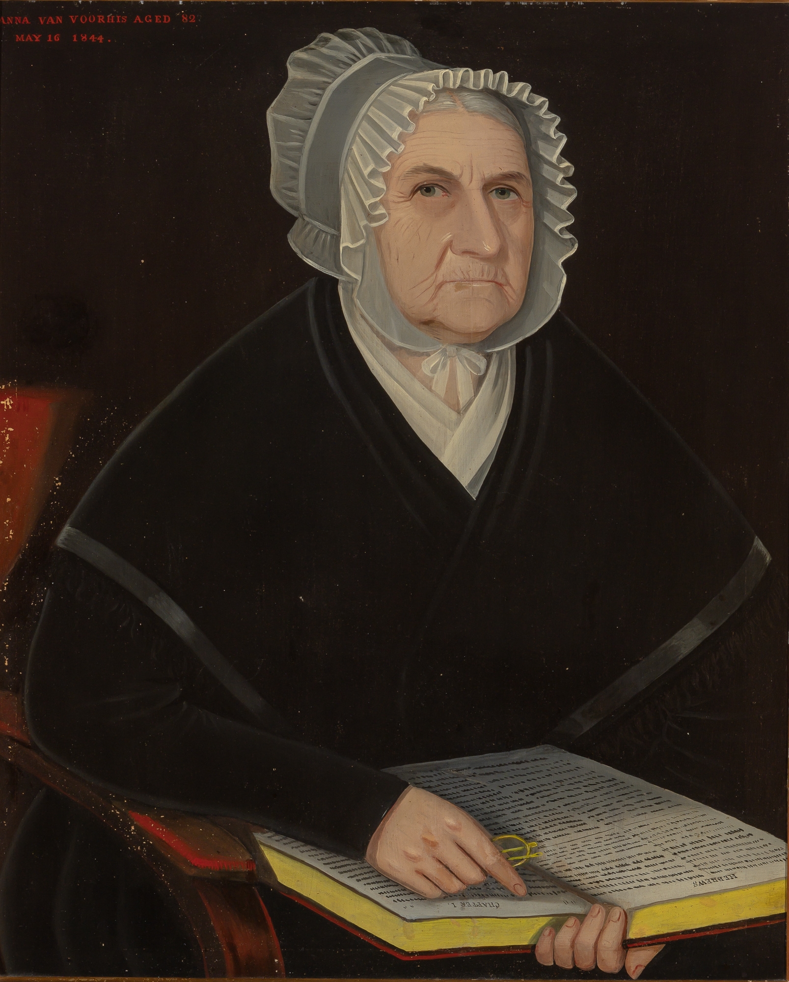 Ammi Phillips | Portrait of Anna van Voorhis | MutualArt