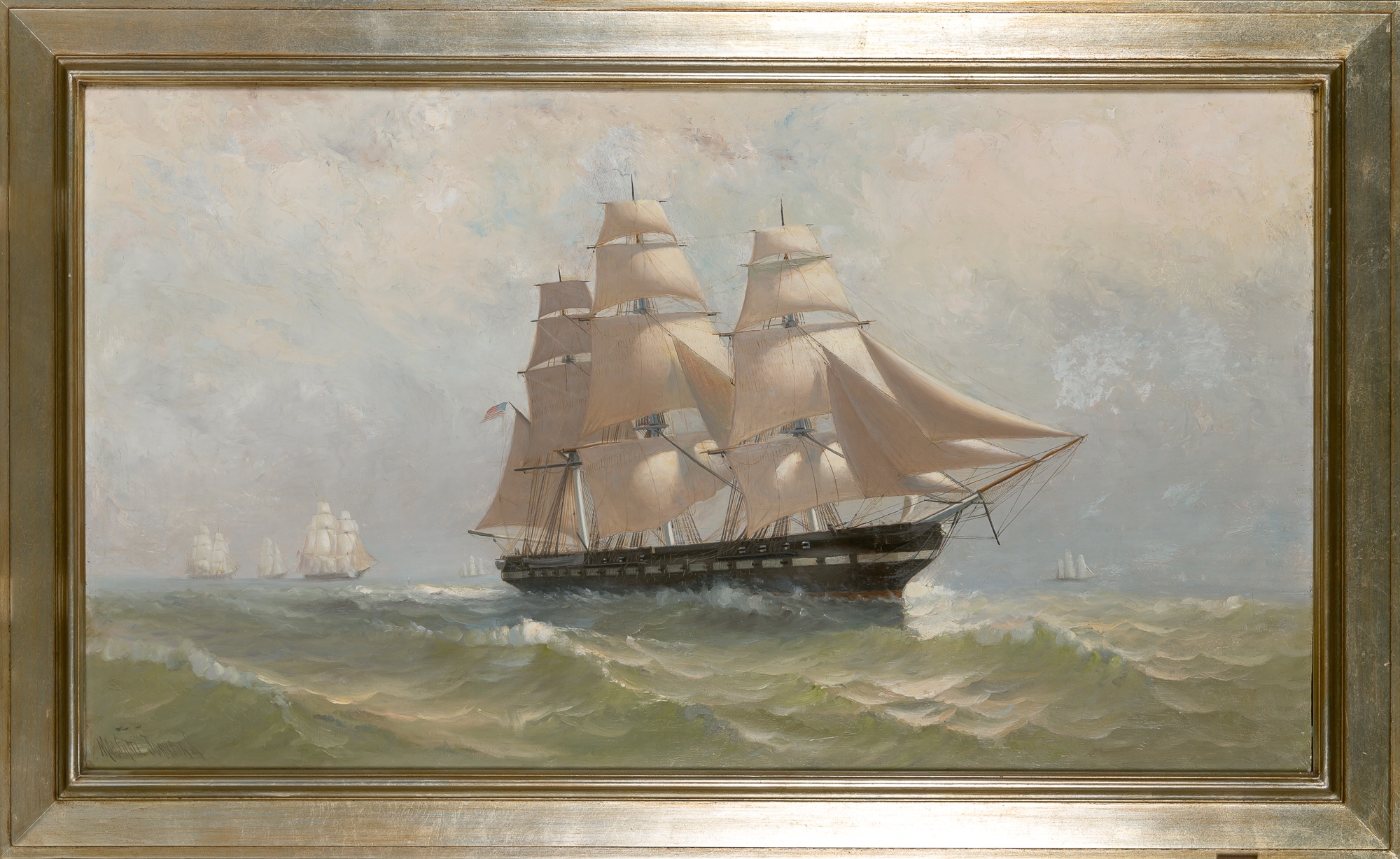 Marshall Johnson | The Constitution (1883) | MutualArt