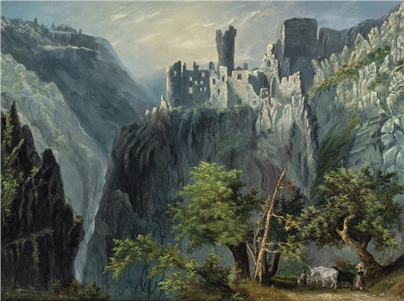 Edward L. Custer | Castrum Pfronten (1858) | MutualArt