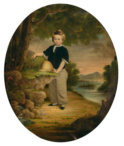 American School, 18th Century | The Little Angler | MutualArt