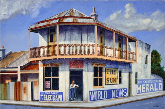 David Lever | Newsagent - Glebe (c1910) (2003) | MutualArt