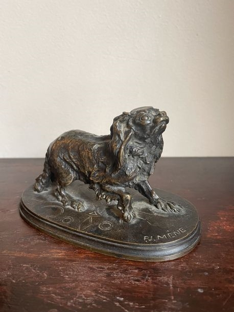 Pierre-Jules Mene | King Charles dog | MutualArt