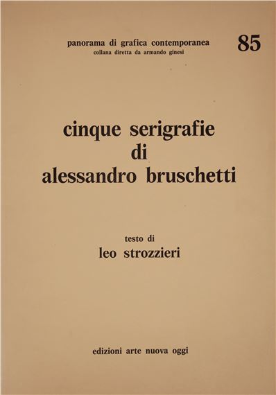Alessandro Bruschetti | Cinque serigrafie di Alessandro Bruschetti ...