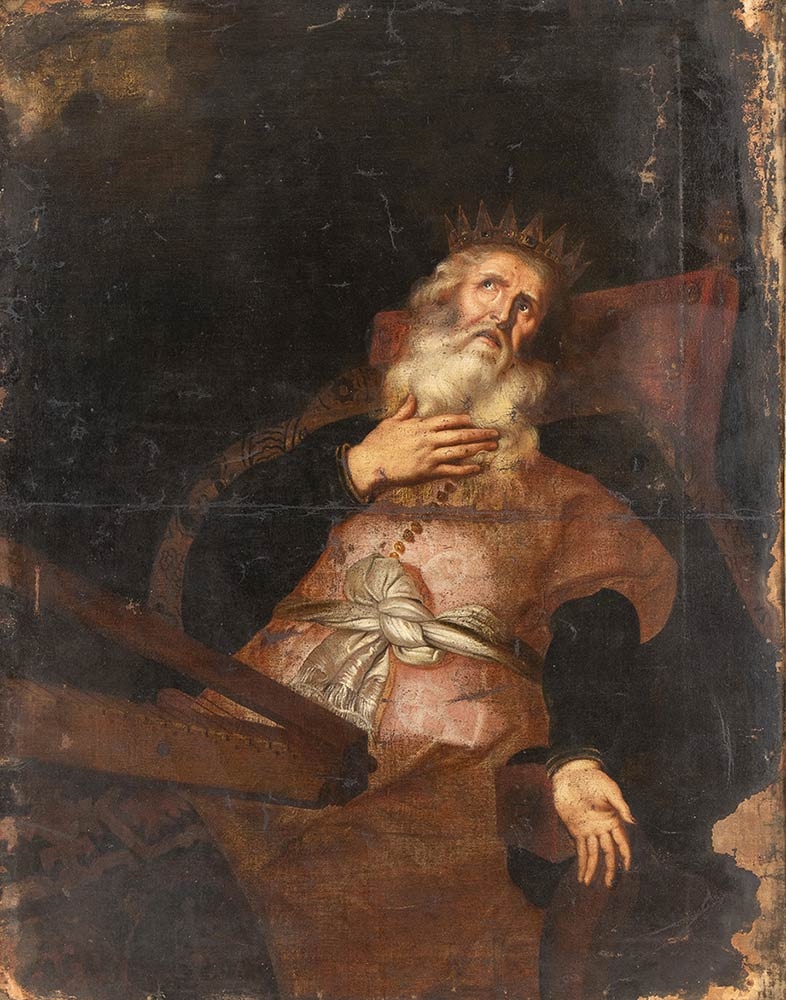 Flemish School 17th Century | Biblical ruler (King David?) | MutualArt