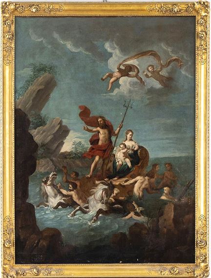 French School, 18th Century | Poseidon's procession | MutualArt