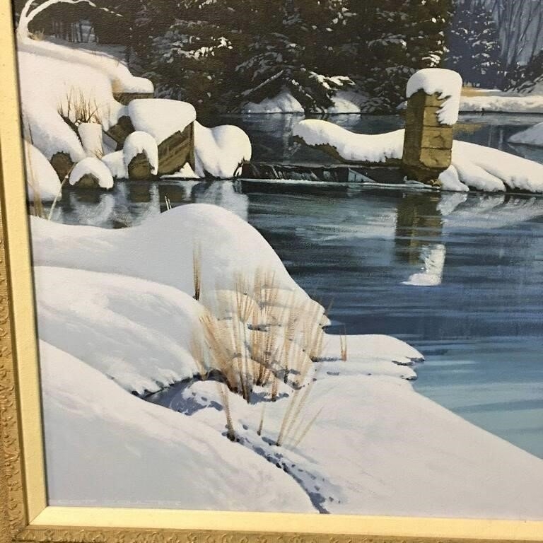 Scott Coulter | Scott Coulter Oil On Canvas Winter Scene | MutualArt