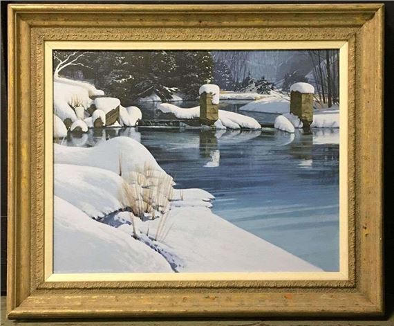 Scott Coulter | Scott Coulter Oil On Canvas Winter Scene | MutualArt
