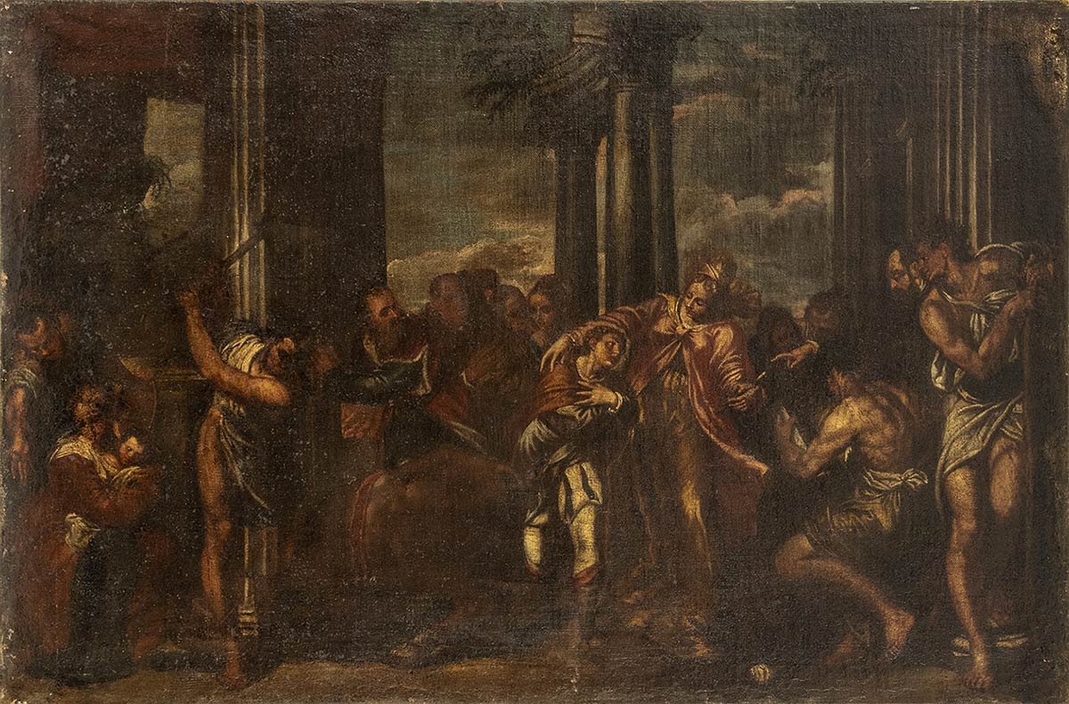 Paolo Farinati | Saint Celsus entrusted to Saint Nazarius by his mother ...