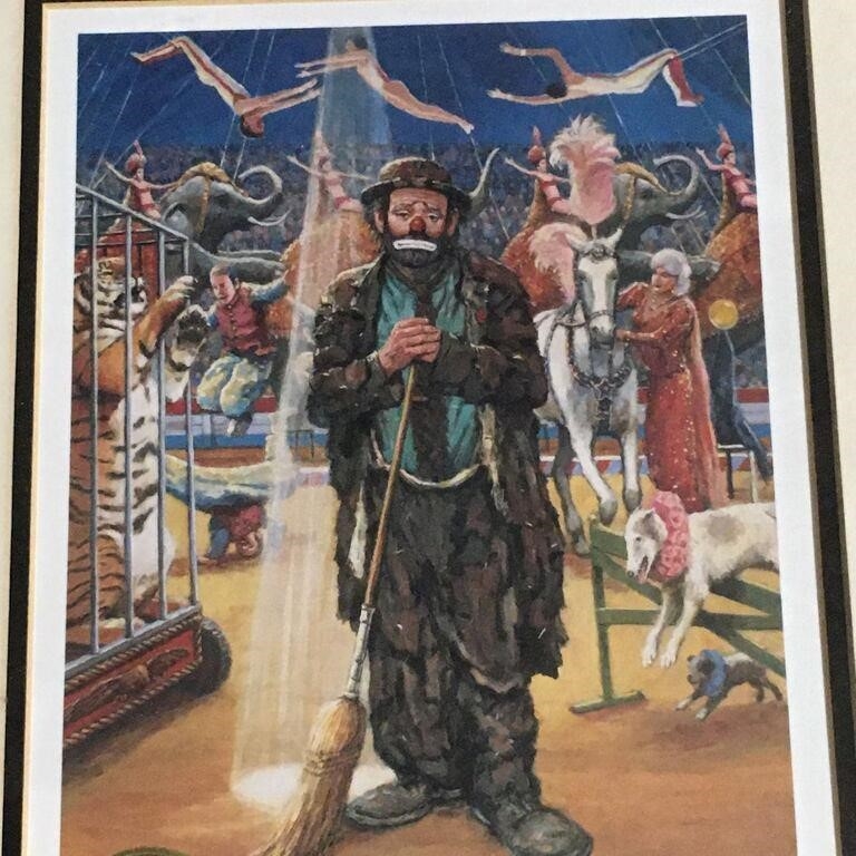 Emmett Kelly | Emmett Kelly Print, The Original Circus Collection ...