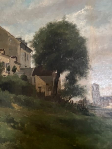 Eugène Antoine Samuel Lavieille | View Of Chateau Thierry. | MutualArt