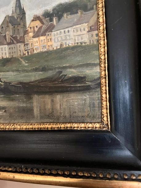 Eugène Antoine Samuel Lavieille | View Of Chateau Thierry. | MutualArt