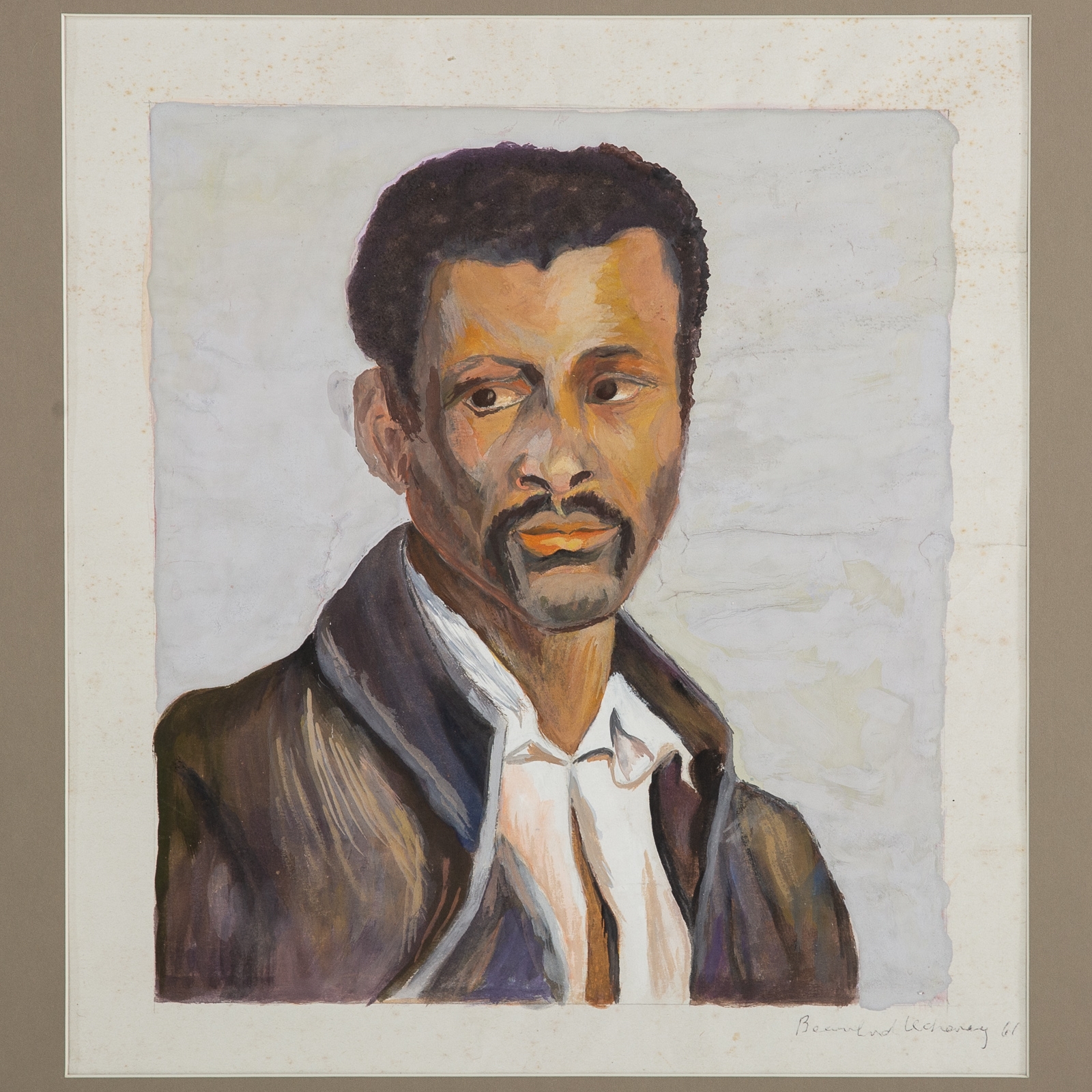 Beauford Delaney | Portrait of a Man | MutualArt