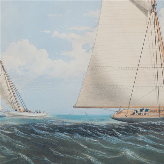 Nathaniel Currier | The Yacht 'Maria' 216 Tons | MutualArt