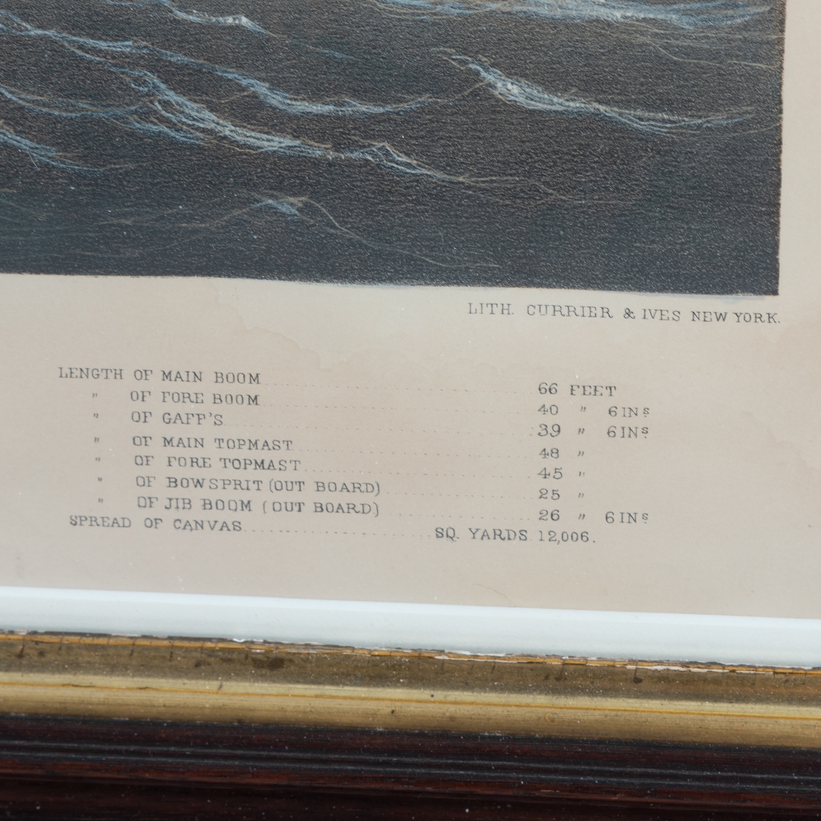 Nathaniel Currier | The Yacht 'Maria' 216 Tons | MutualArt