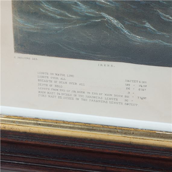 Nathaniel Currier | The Yacht 'Maria' 216 Tons | MutualArt