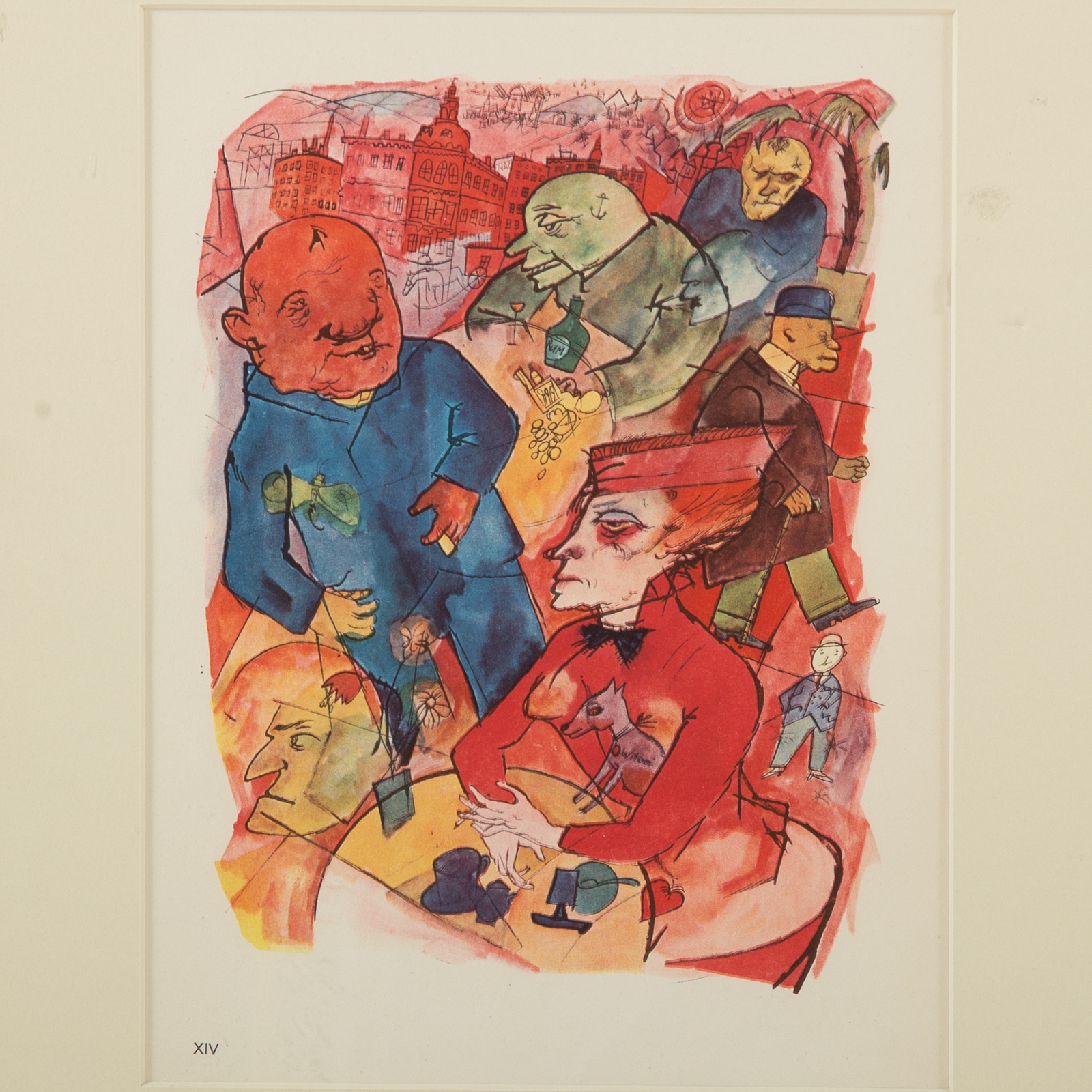 George Grosz | Ach, knallige Welt, du seliges Abnormitätenkabinett ...